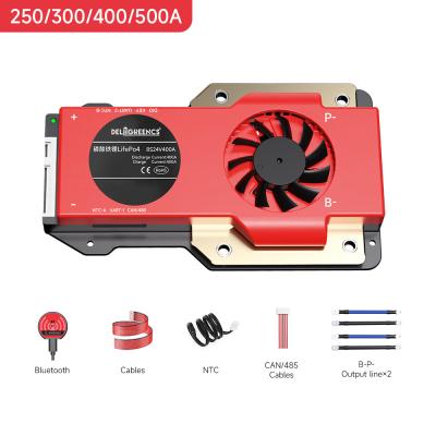 China Lifepo4 4S300A Smart BMS Bluetooth 12V Lithium Ion Battery Trailer for sale