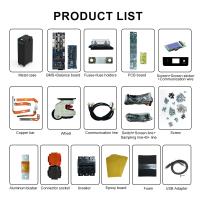 China Touch Screen 51.2V 280ah Lifepo4 Battery Pack With BMS And Active Balancer Seplos V4 DIY kits for sale