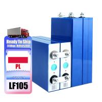 China 3.2V EVE105Ah LF105 LiFePo4 Battery Grade A For Crane EU Poland Warehouse Tax Free Standard Charge/discharge 0.5C/0.5C for sale