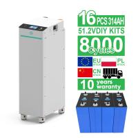 China EU Stock Seplos 4.0 V4 Vertical Battery Kits with 2A Active Balancer EVE MB31 314ah lifepo4 16 cells for sale