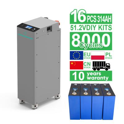 China Poland Seplos 4.0 V4 DIY kits with 10A Active Balancer CATL 314ah lifepo4 16 cells batteries for sale