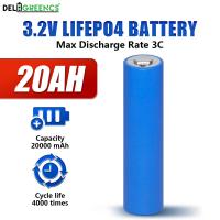China Battery Type 3.2V Lifepo4 20Ah Cylindrical LiFePO4 Battery for Electric Cars DIY Pack for sale
