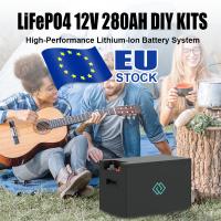 China High Capacity 12.8V 280Ah-320Ah LiFePO4 DIY Battery Kit with JK BMS Expandable for Solar RV Home Energy Storage for sale