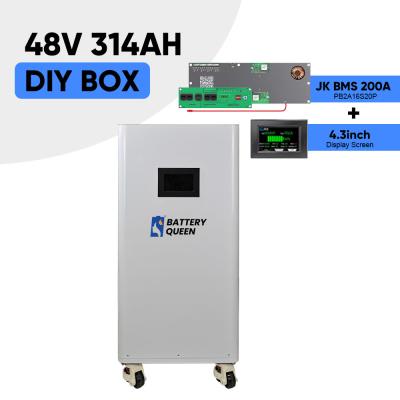 China EU Stock JK Diy Battery Pack Kit 48V 16S EVE CATL 314ah Metal Case JiKong BMS DC Breaker for sale