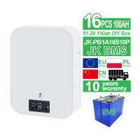 China 5kwh EVE Lifepo4 Battery Power Wall Single Phase 48V 51.2V 100ah for sale