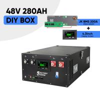 China JK DIY Battery Kits EVE 280ah Horizontal Stackable LiFePo4 JK PB2A16S20P BMS DC Breaker for sale