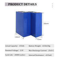 China Yinlong Gree LTO Prismatic 155ah 3C 16000 Cycles Lithium Titanate Battery 2.3V HVESS for sale