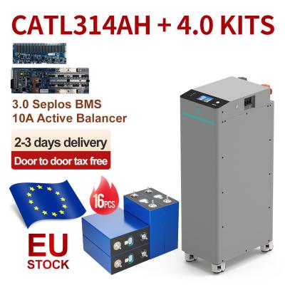 China Assembled 18kwh 51.2V 314ah Seplos CATL Grade A LiFePO4 Lithium Battery Cell Seplos V4 residential battery pack for sale