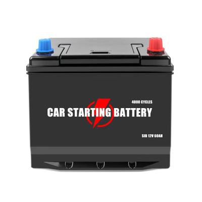 China Sodium High discharge 12V 57.2Ah 800 CCA starting battery for truck for sale