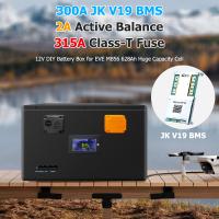 China New 8KWh MB56 628ah DIY Kits EVE Lithium battery JK-B2A8S30P-HC 300A BMS for AC for sale