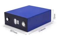 China Poland stock Europe Lishen 314Ah 8000 Cycles LiFePO4 Cell Lithium Battery for off grid for sale