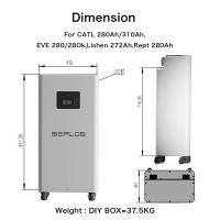 China PL Stock 51.2V 48V Diy Vertical 280Ah 314ah lithium prismatic Battery Kit with 200A Seplos BMS for Home Energy Storage for sale
