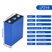 China EU Warehouse Brand New EVE 314Ah 3.2V Deep Cycle Prismatic MB31 Rechargeable LiFePO4 battery for Golf Carts Forklift Boats for sale