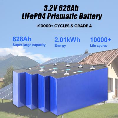 China EU Stock EVE Lifepo4 Mb56 628ah eve Lifepo4 Cell Prismatic Lithium Battery 3.2V Lifepo4 Cell for Solar Storage System for sale