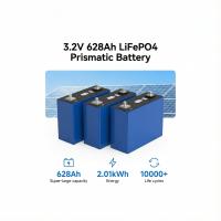 China EU Stock Grade A EVE MB56 Lifepo4 Battery 3.2V 628Ah Solar System Lithium Battery for Portable Power Station Generator for sale