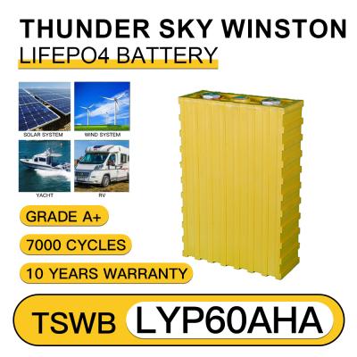 China Rechargeable Thunder Sky TSWB-LYP60AHA Winston 3.2V 60AH Fast Charging Automotive Power Battery for Ev Lithium Ion Battery Pack for sale