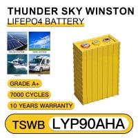 China Thunder Sky TSWB-LYP90AHA Winston 3.2V 90AH 7000 Times Solar Lithium Battery Cell for EV&Golf Trolley/Cart for sale