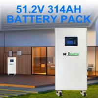 China Deligreen Fire Extinguishing 10 Years Warranty 51.2V 314Ah 16KWh off Grid/Hybrid Grid LiFePO4 Battery Pack for sale