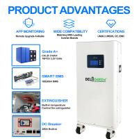 China Deligreen Fire Extinguishing Rechargeable Lithium Ion Battery 10 Years Warranty 51.2V 314Ah 16KWh LiFePO4 Battery Pack for sale