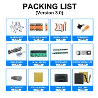 China EU Stock 51.2V 280ah 314ah 14-16kwh Lifepo4 16S1P Solar Panel Battery Kit Seplos Smart BMS DIY Case for Stackable Battery Pack for sale