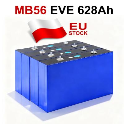 China EU Stock EVE LiFePO4 Battery 628Ah 3.2V Prismatic Lithium Battery for Solar Storage System for sale