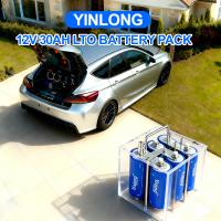China Deligreen Guaranteed Quality High Cycle Life 10000 Cycles Factory Direct Yinlong 66160 12V30AH 35AH LTO Battery Pack for sale