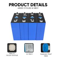 China EVE LF314 314Ah 3.2V LiFePO4 Cell Prismatic Rechargeable High Safety Battery for Energy Storage and UPS for sale