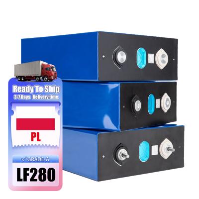 China High Cycle Life EVE LF280K 280Ah 3.2V LiFePO4 Prismatic Cell Rechargeable for EV RV DIY Solar Storage for sale