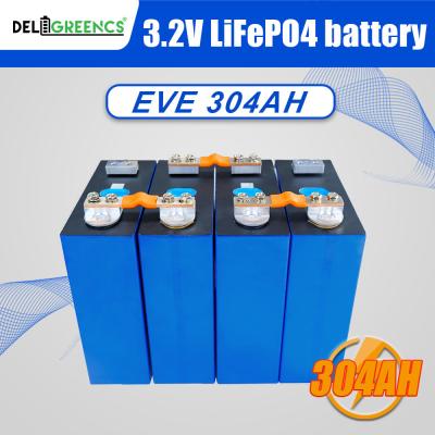 China EVE LF304 304Ah 3.2V LiFePO4 Battery Cell EU Stock Poland Warehouse Fast Shipping for sale