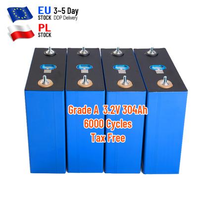 China EVE 304Ah 3.2V Grade A LiFePO4 Prismatic Battery Cell for Solar ESS and RV for sale