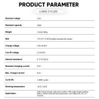 China CATL 280Ah LiFePO4 Prismatic Battery Cell with 6000+ Cycles and Grade A Quality for Solar Energy Storage for sale