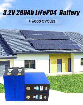 China CATL 3.2V 280Ah LiFePO4 Battery Cell with 6000+ Cycles for Solar Energy Storage and Telecom UPS for sale
