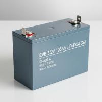 China EVE 3.2V 105Ah LiFePO4 Prismatic Cell Grade A Rechargeable Battery with 6000 Cycles for Solar Storage for sale