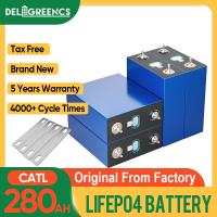 China CATL 280Ah LiFePO4 Cell 3.2V Prismatic Grade A Rechargeable Long Life Deep Cycle Battery for Solar Panel Off Grid Power Supply EV RV for sale