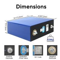 China CATL 280Ah LiFePO4 Cell 3.2V Prismatic Grade A Rechargeable Long Life Deep Cycle Battery for Solar Panel Off Grid Power Supply EV RV for sale