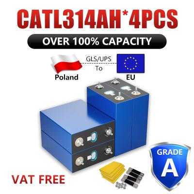 China 3.2V 314Ah CATL314ah LiFePO4 Prismatic Battery Cell Grade A Rechargeable Deep Cycle Long Life for Solar Panel Energy Storage System DIY Pack for sale