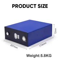 China Grade A Lishen 314Ah 3.2V LiFePO4 Battery Cell Rechargeable Lithium Battery for Solar Energy Storage System for sale