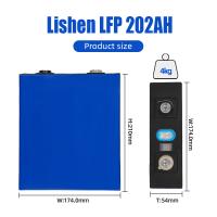 China Lishen 202Ah 3.2V LiFePO4 Battery Cell for Solar System RV Boat Golf Cart China Shipping for sale