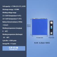 China EVE 173Ah 3.2V LiFePO4 Battery Cell Original Grade A Ultra-Low IR High Consistency China Stock for sale