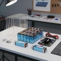 China LFP 24V 280Ah DIY Battery Kit LiFePO4 Home Solar Energy Storage Battery Pack for sale