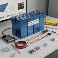 China 24V 280Ah LFP DIY Battery Kit LiFePO4 Lithium Battery Home Solar Energy Storage Power Supply for sale