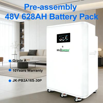 China 51.2V Lithium Battery Home Energy Storage EVE 628ah Top cells 32KWh Lithium Ion Batteries for Solar System for sale
