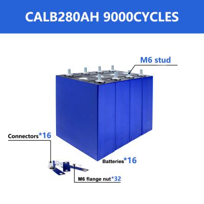 China CALB 280Ah 3.2V LiFePO4 Prismatic Battery Cell for EV, RV, Solar Storage System for sale