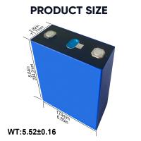 China 3.2V 334Ah LiFePO4 Battery Cell Prismatic Deep Cycle Lithium Iron Phosphate for DIY Solar RV Marine Golf Cart Storage for sale