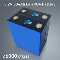 China High Capacity 3.2V LiFePO4 Prismatic Battery Cells EVE 334Ah 6000 Cycles for Off-grid Solar Power System for sale