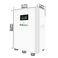 China EU 32Kwh 48V 51.2V Lithium redy made Battery Pack EVE 628ah MB56 Home energy storage for sale