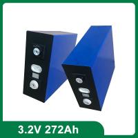 China 3.2V 272Ah Lifepo4 Battery with 3500 Cycle Life and Aluminum Housing for EVs and Solar Storage for sale