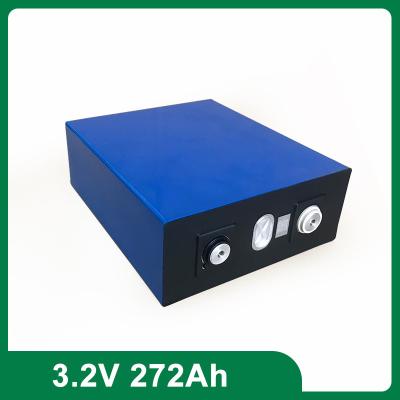 China 3.2V 272Ah Lifepo4 Battery with 3500 Cycle Life and Aluminum Housing for EVs and Solar Storage for sale