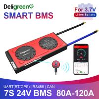 China 7S 24V 80A Battery Management System BMS For NCM Li Ion Battery for sale