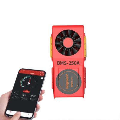 China UL 16S 250A Smart Bluetooth Bms For 58.4V LifePO4 Battery Pack for sale